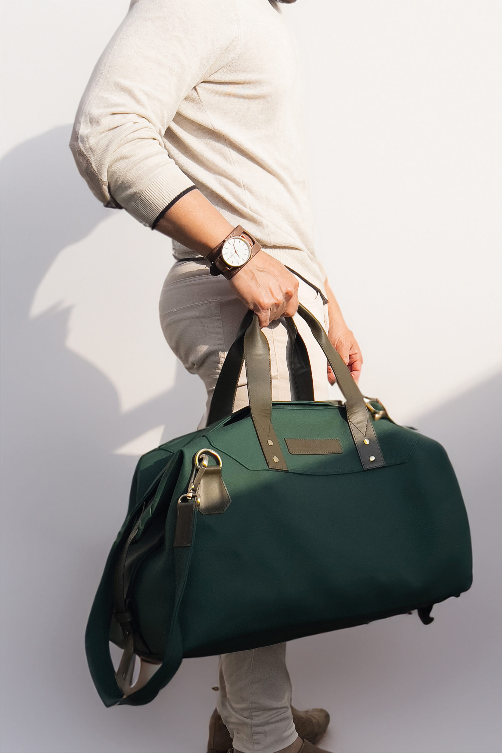 Weekender Bag 24hrs. - Cactus - SALVATTORE ACCESSORIES